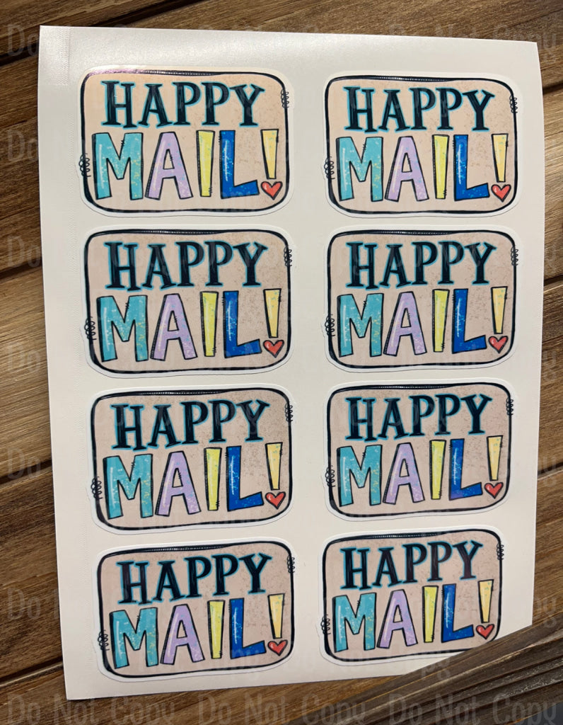 Happy Mail - Sticker Sheet – Southernly Creations Transfers